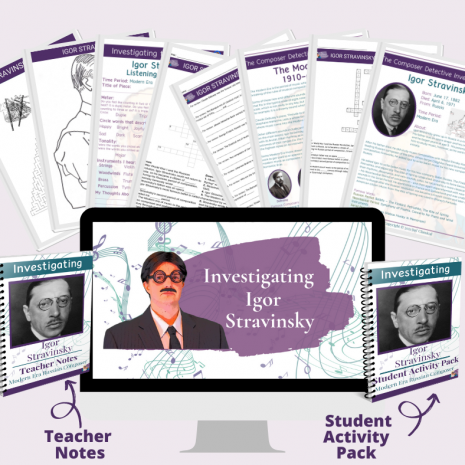 Investigating Igor Stravinsky | Composer Unit Study | Jus' Classical